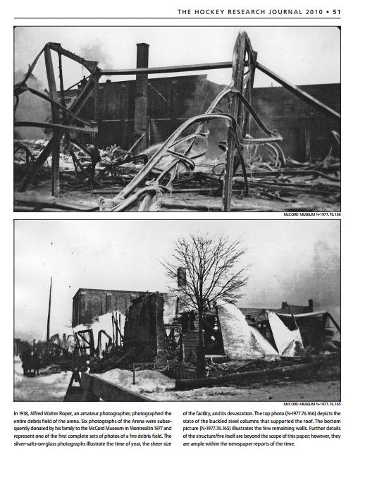Westmount Arena Fire in 1918 and the National Hockey League – YorkU ...
